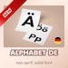 German Alphabet Letters - PDF / SVG Files Ready to Print, Printable ...