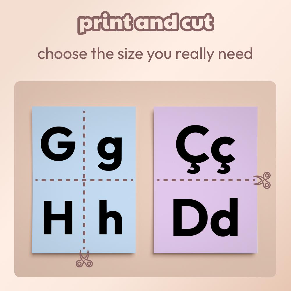 French Alphabet Letters - PDF / SVG Files Ready to Print, Printable ...