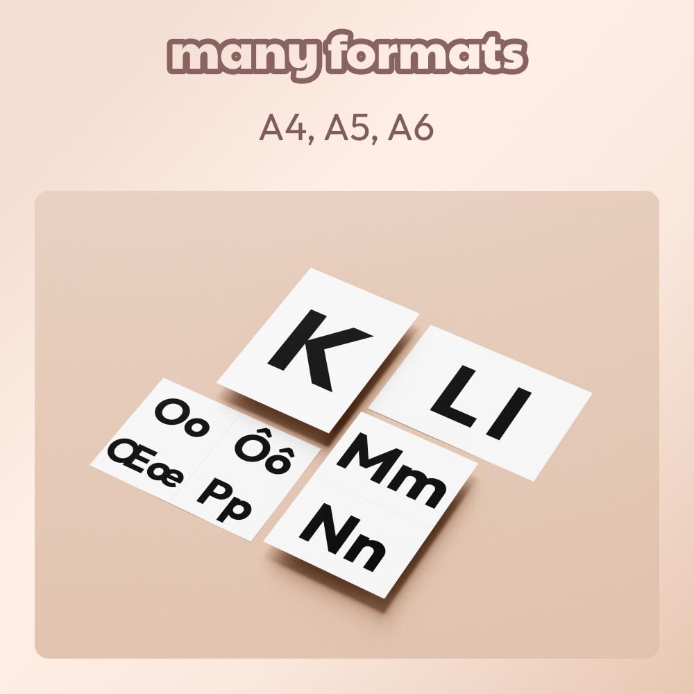 French Alphabet Letters - PDF / SVG Files Ready to Print, Printable ...