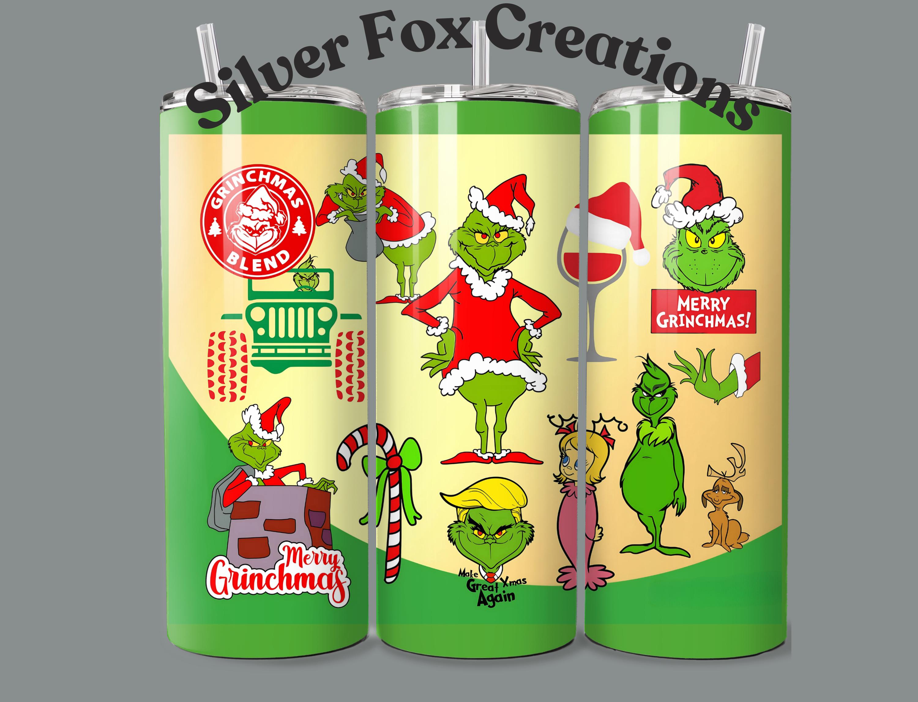 Grinch Tumbler Wrap Sublimation Design for 20 Oz Tumbler - Etsy