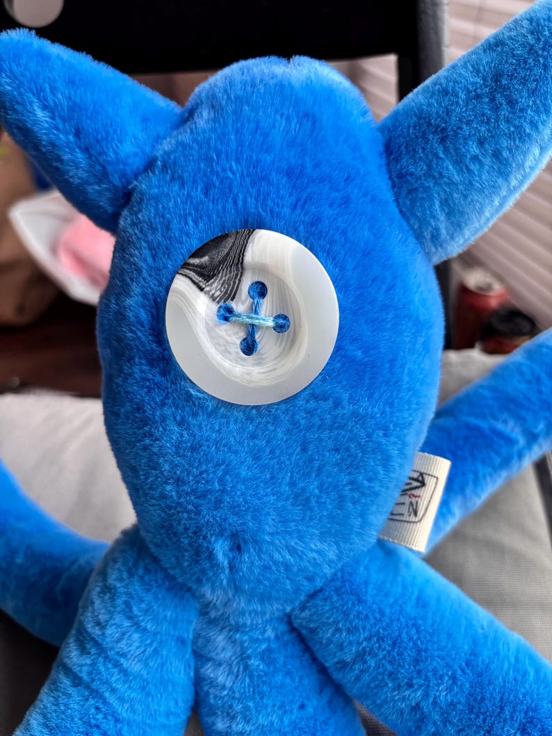 Fluffy Coraline Squid Plush - Etsy