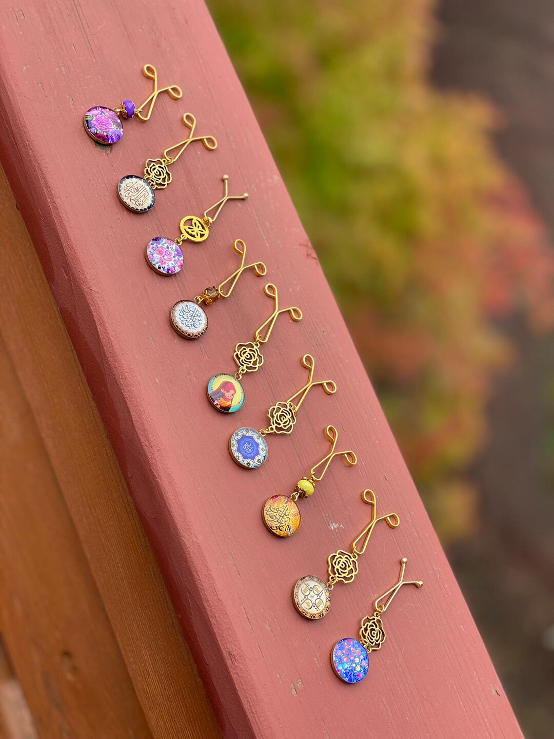 Scarf Pin With Islamic and Floral Design Perfect for Gift - Etsy