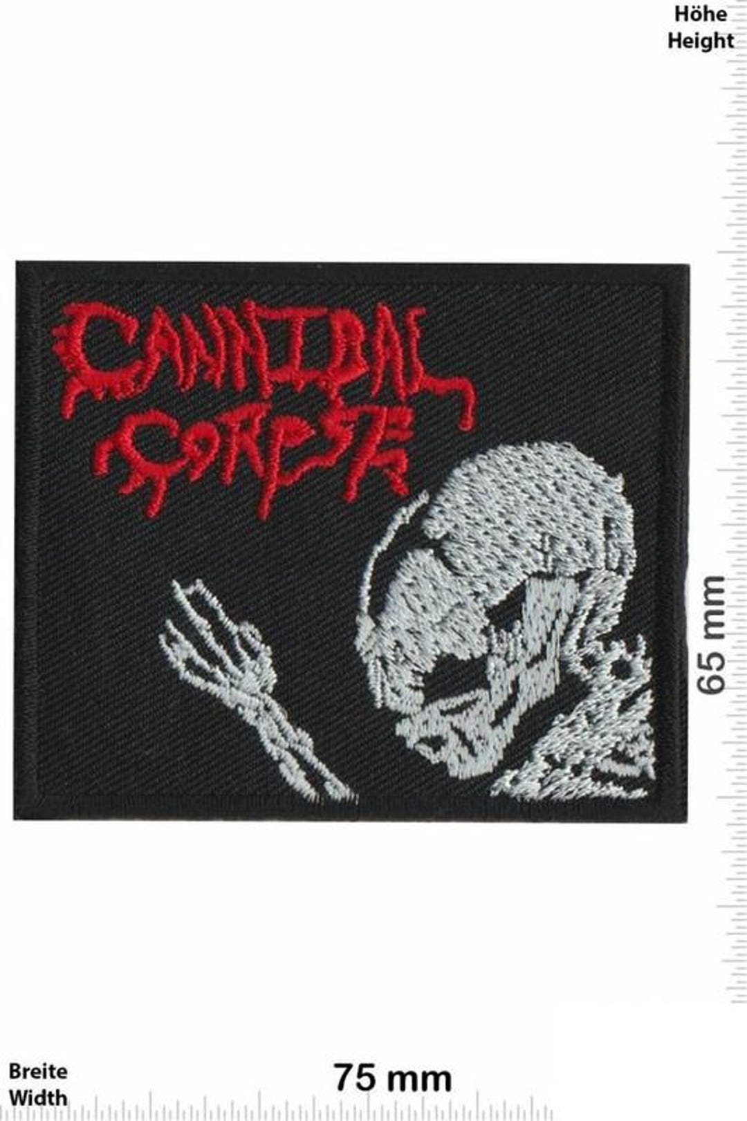 Cannibal Corpse Death Metal Band Embroidered Patch Badge Applique Iron ...