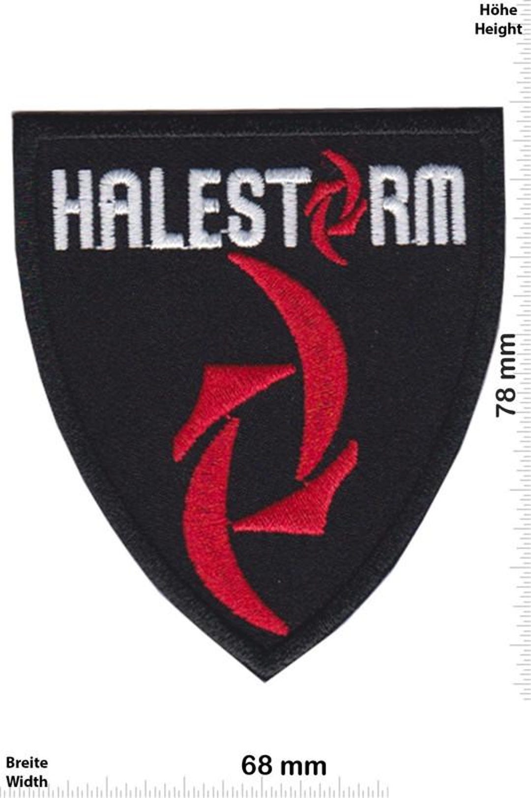 Halestorm Coat of Arm Us Rockband Embroidered Patch Badge Applique Iron ...