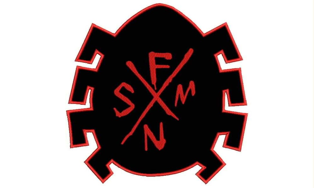 Spider Punk Patch Badge Applique Embroidered Iron on 395a1d - Etsy