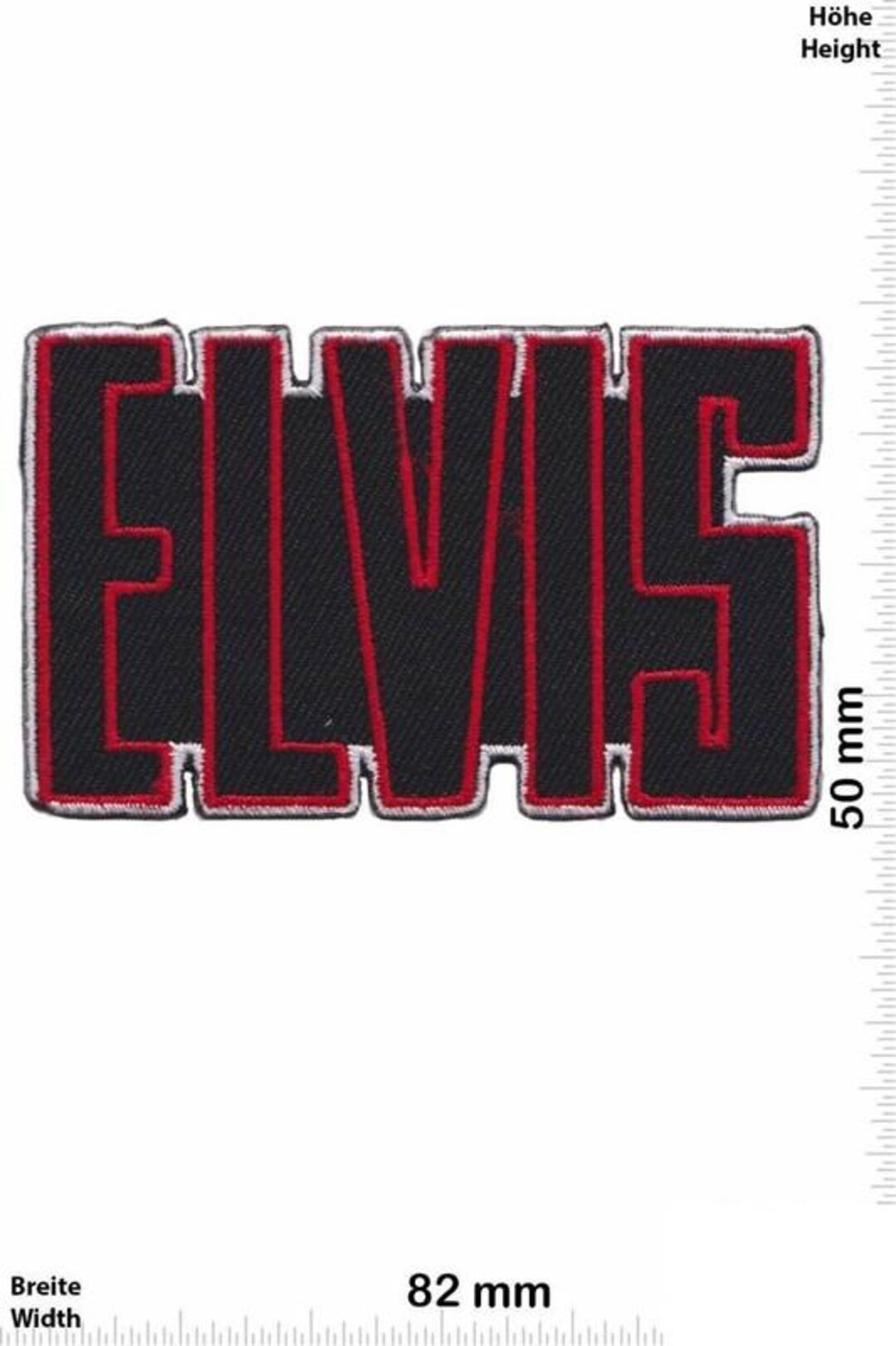 Elvis Font Embroidered Patch Badge Applique Iron On - Etsy