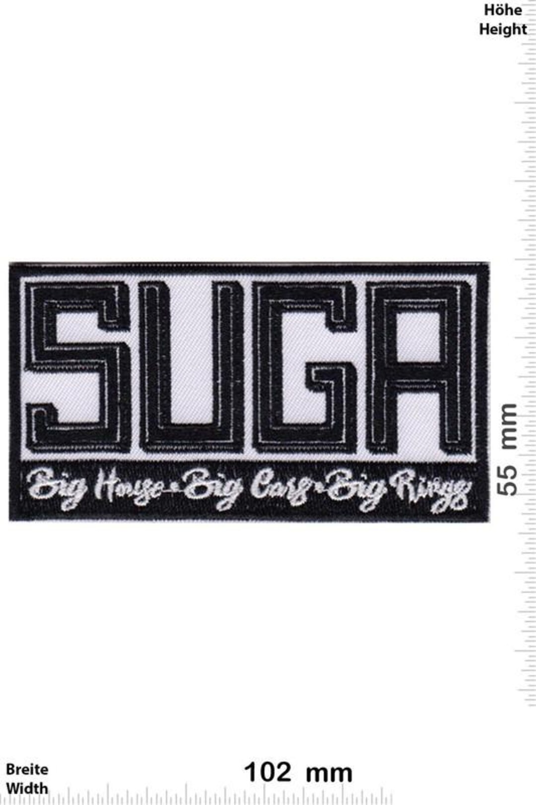 Suga Big House Cars Ring Min Yoon Gi Agust Embroidered Patch Badge ...