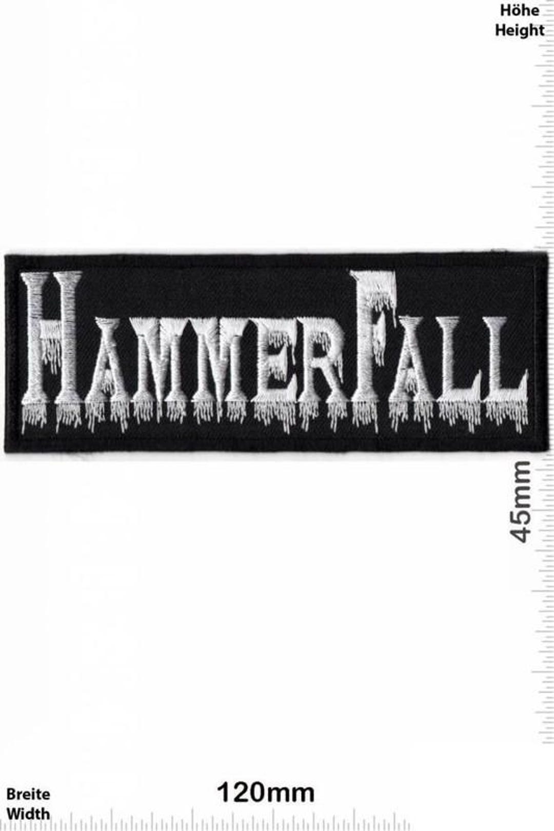 Hammerfall Embroidered Patch Badge Applique Iron On - Etsy