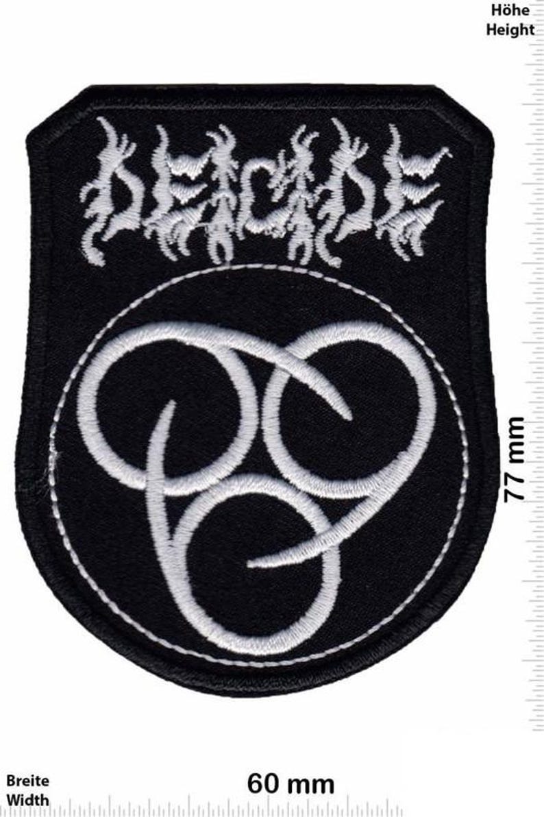 Deicide Death Metal Band Logo Embroidered Patch Badge Applique Iron On - Etsy