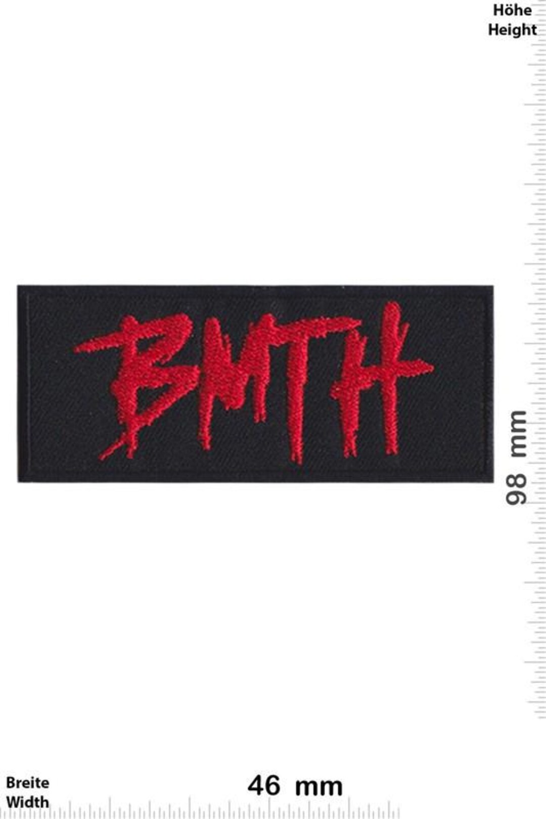 Bring Me the Horizon Bmth Met Embroidered Patch Badge Applique Iron On ...