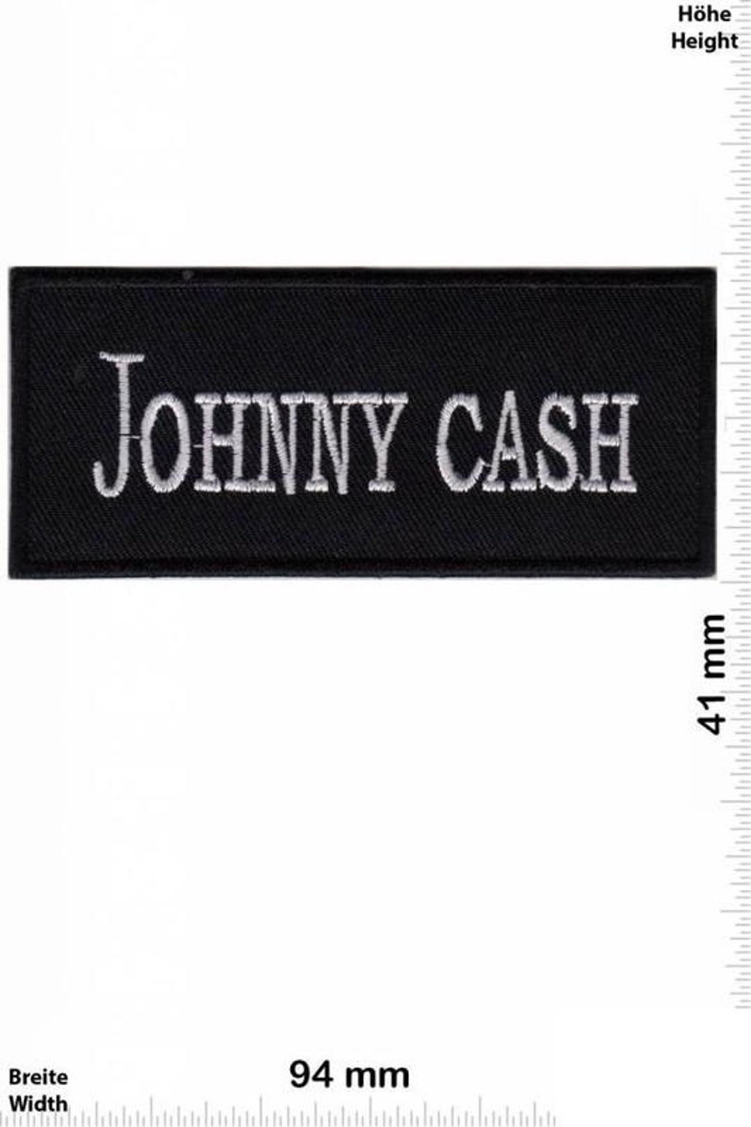 Johnny Cash Embroidered Patch Badge Applique Iron On - Etsy