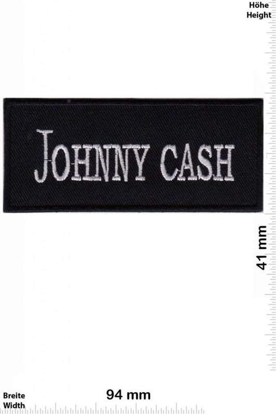 Johnny Cash Embroidered Patch Badge Applique Iron On - Etsy