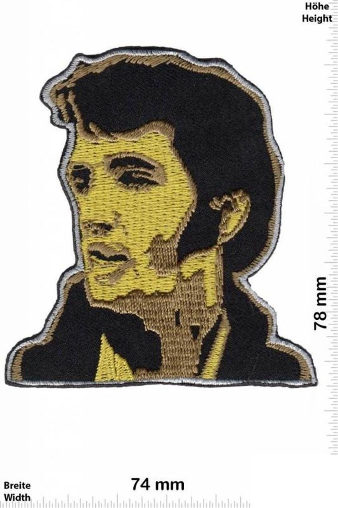 Elvis Presley Rock N Roll Embroidered Patch Badge Applique Iron On - Etsy