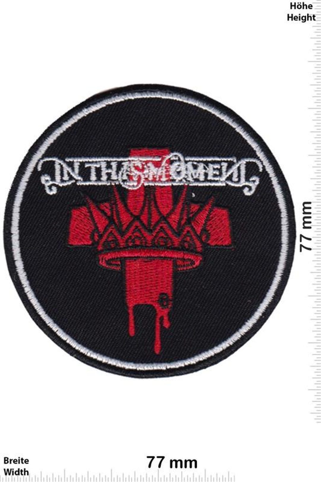 In This Moment Crown Metalcore Embroidered Patch Badge Applique Iron On ...