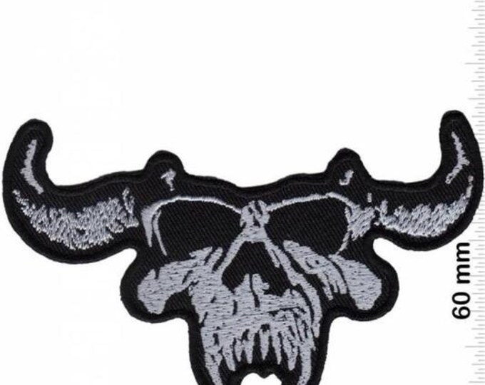 Danzig Skull Logo Embroidered Patch Badge Applique Iron On - Etsy