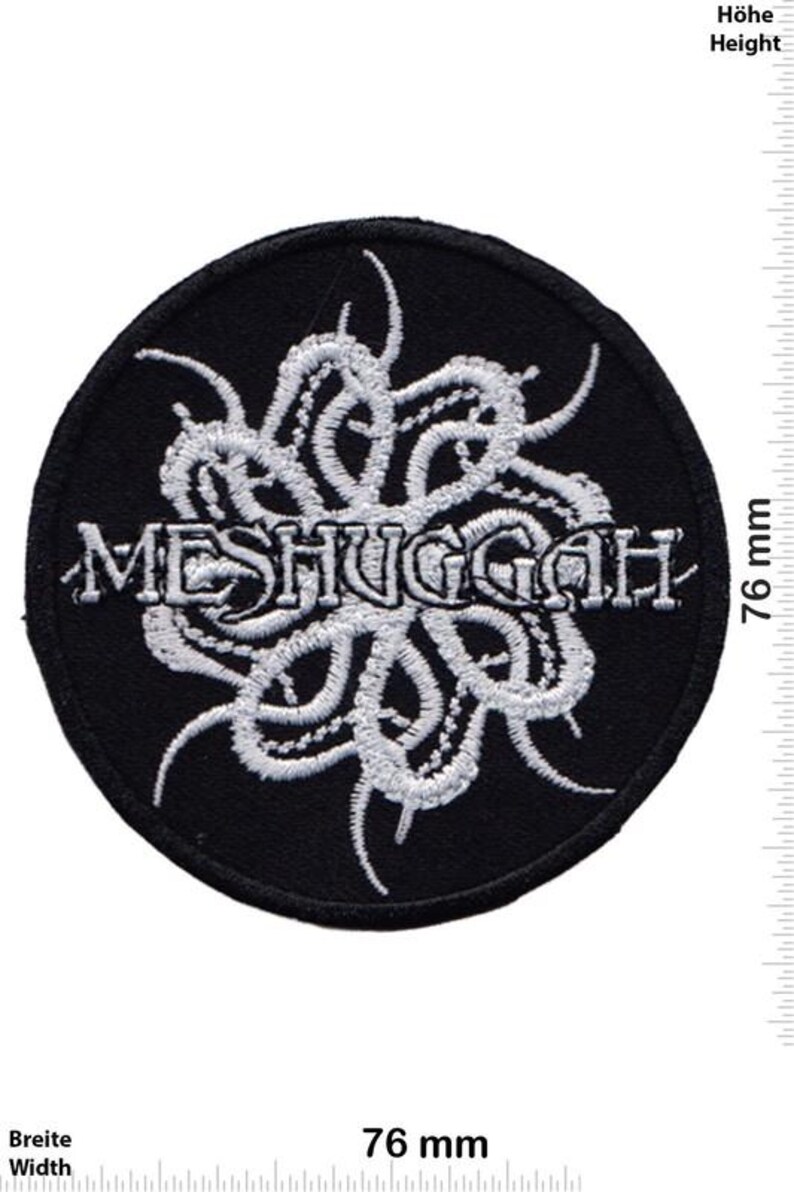 Meshuggah Metal Band Embroidered Patch Badge Applique Iron On - Etsy