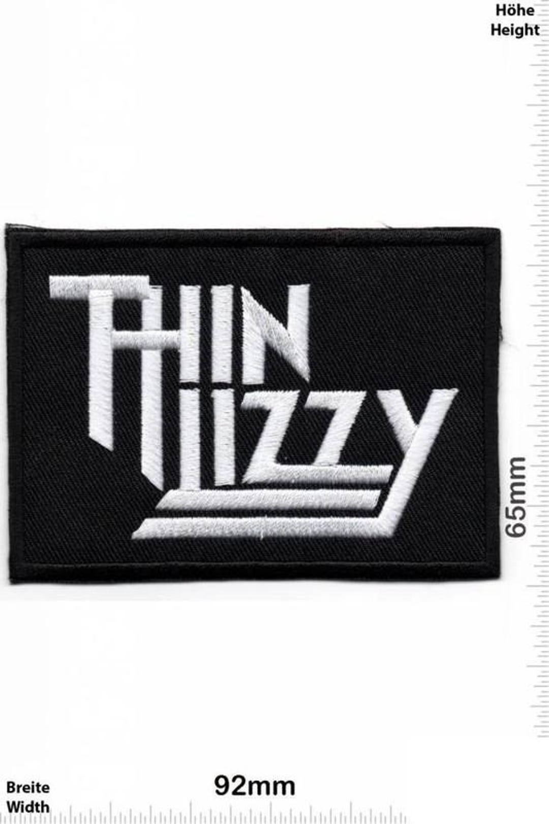 Thin Lizzy Silver Embroidered Patch Badge Applique Iron On - Etsy