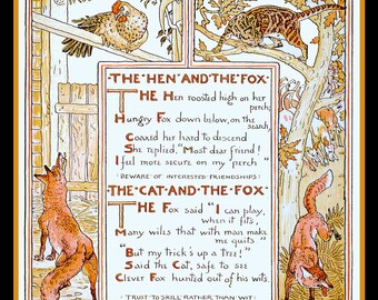 Fox and goose | Etsy