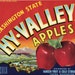 HY VALLEY apple crate label from Yakima Washington | Etsy
