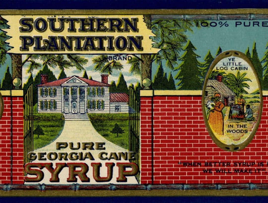 SOUTHERN PLANTATION Syrup Can Label, Cairo Georgia - Etsy