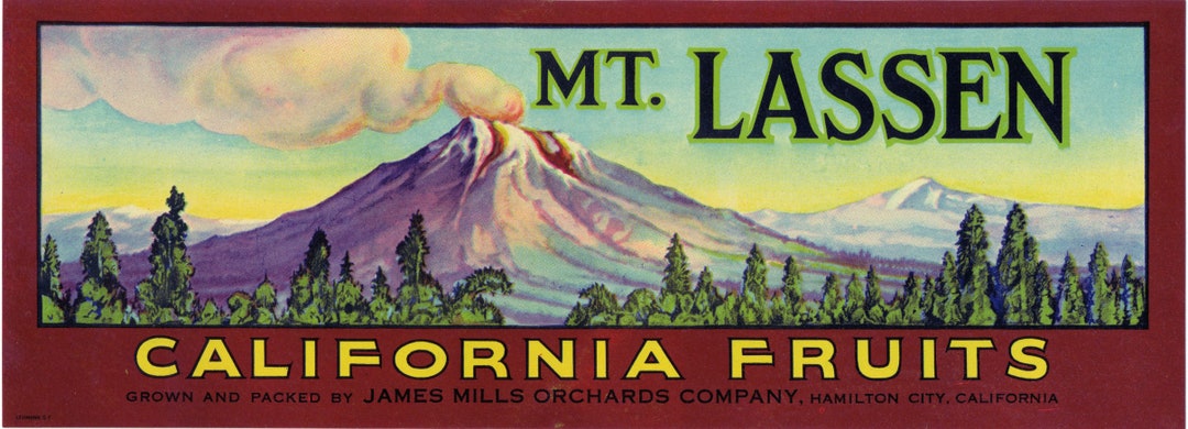 Four Different Lug smaller Box Pear Fruit Crate Labels Oregon ...