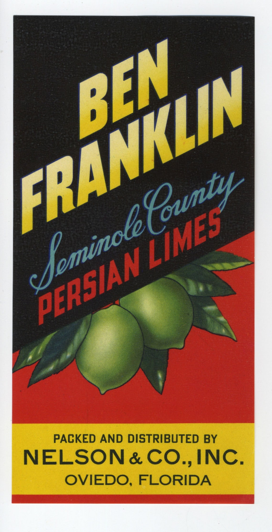 Six Different Florida Fruit Crate Labels - Etsy