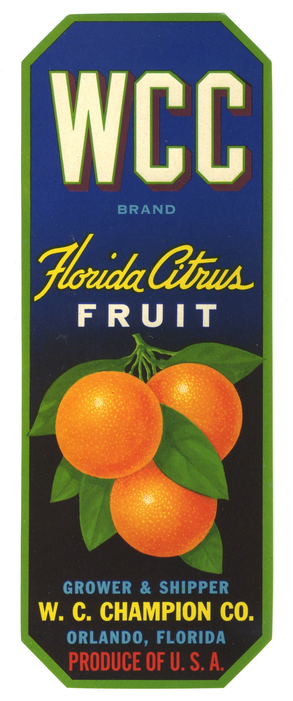 Six Different Florida Fruit Crate Labels - Etsy