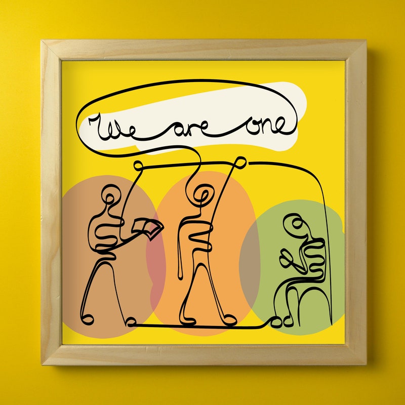 We Are One Banner - Etsy