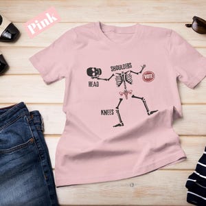 Kamala Harris Inspired Skeleton Voting Tee Feminist & Halloween Gift ...