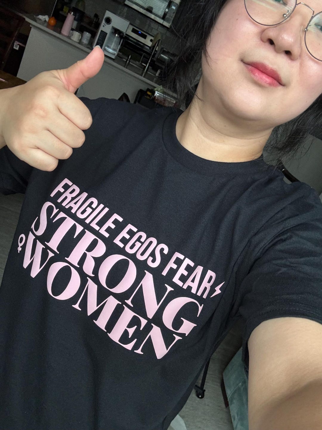Fragile Ego Feminist T-shirt | Puff Print Protest Tee | Statement ...