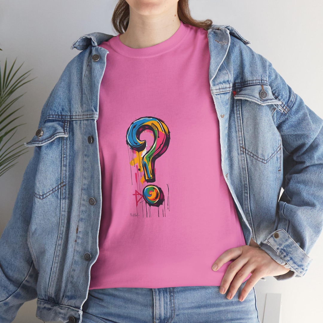 Question Mark Shirt, Question T-shirt, Question Skull Shirt, Skull ...