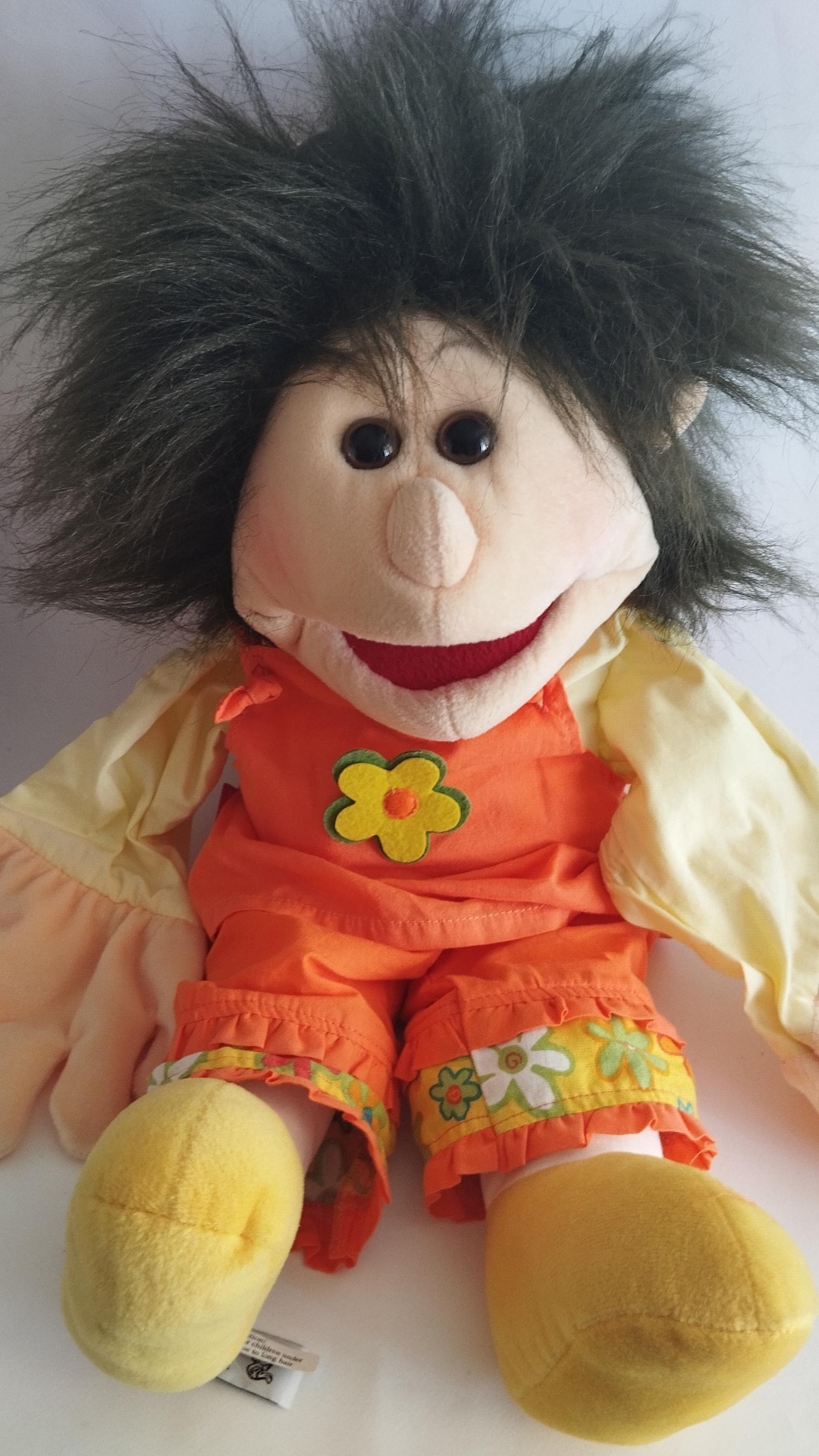 Living Puppets Didi Brown Hair Girl Hand Puppet Full Body 17" - Etsy
