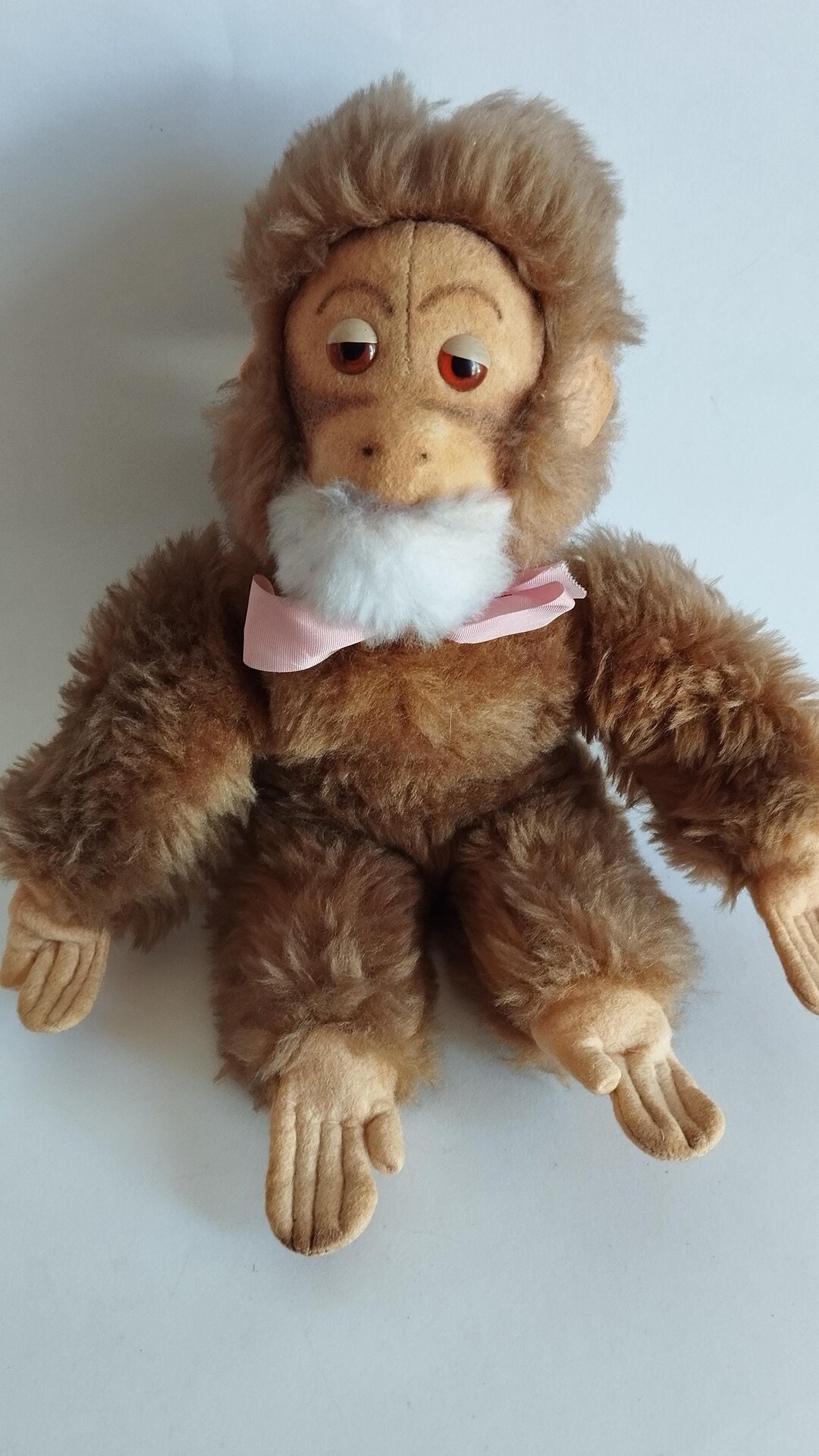 Vintage German Schuco Plush Monkey Chimp 13" - Etsy