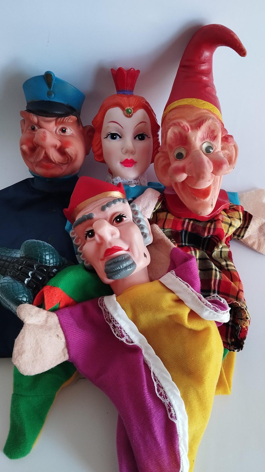 Vintage German Hand Puppets Rubber Heads Lot of 5 - Etsy