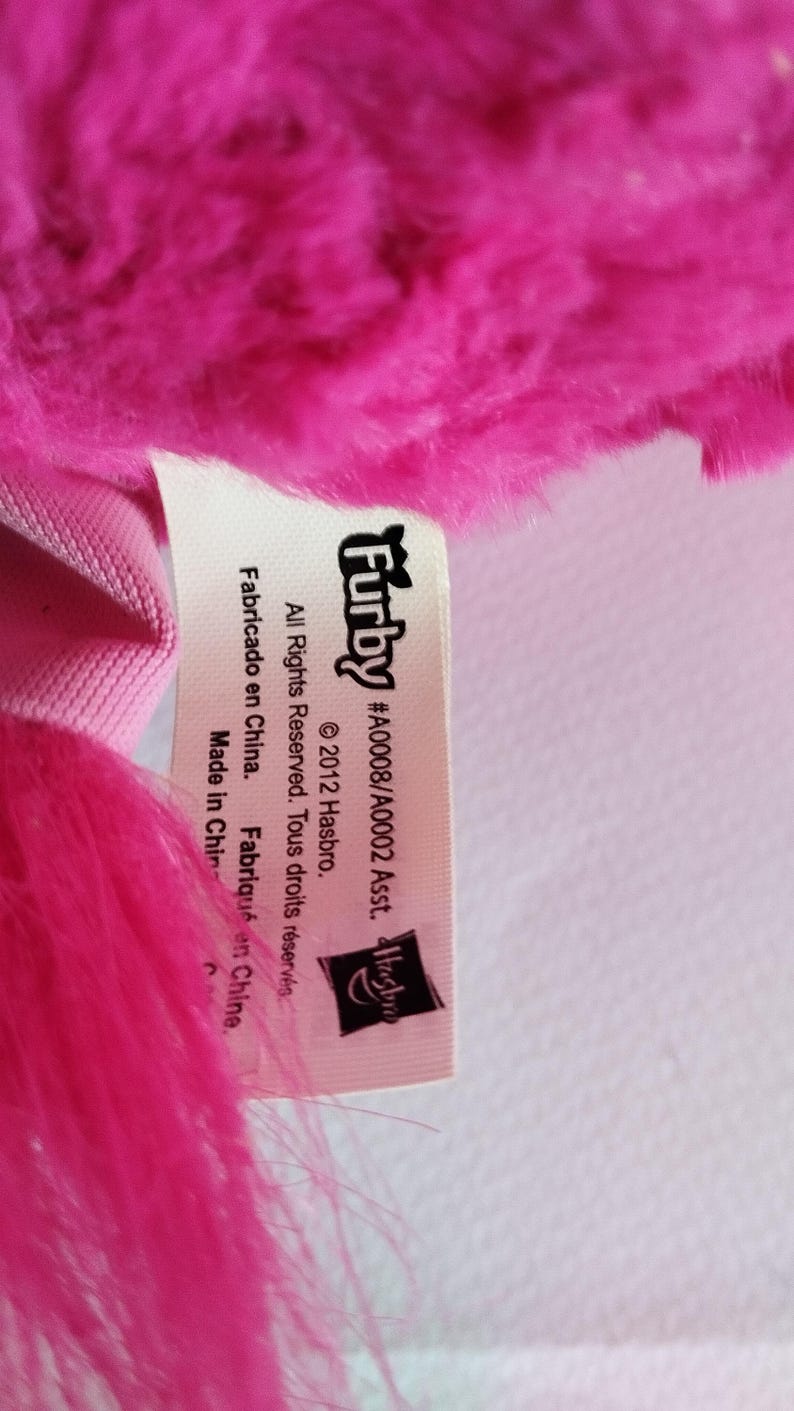 Furby Boom Pink Puff Hasbro 2012 Works - Etsy
