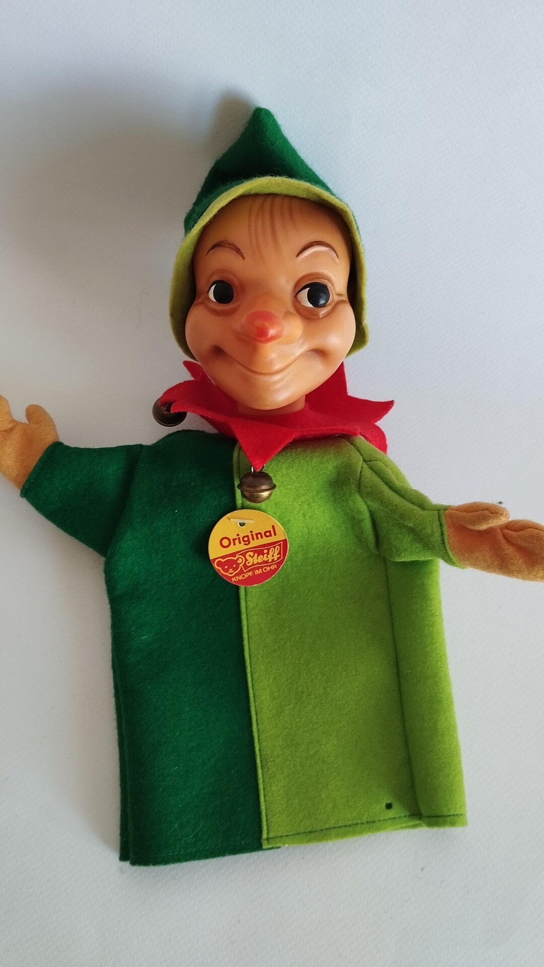 Steiff Vintage 70's German Jester Hand Puppet - Etsy