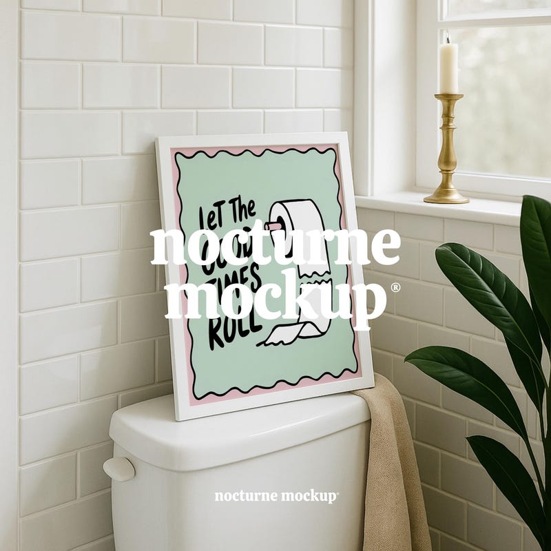 Toilet Poster Framed - Etsy UK