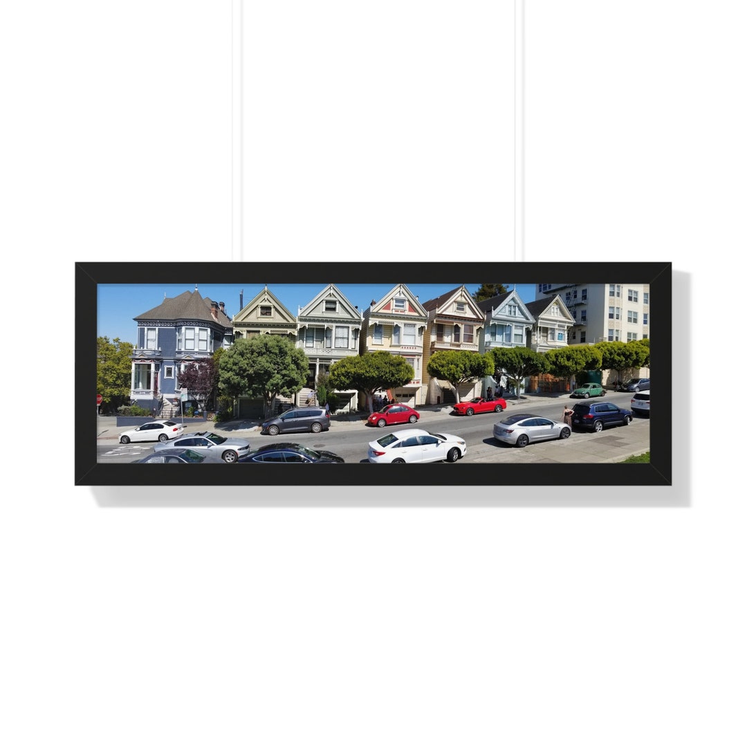 Framed Photo of the Full House Houses in San Francisco - Etsy
