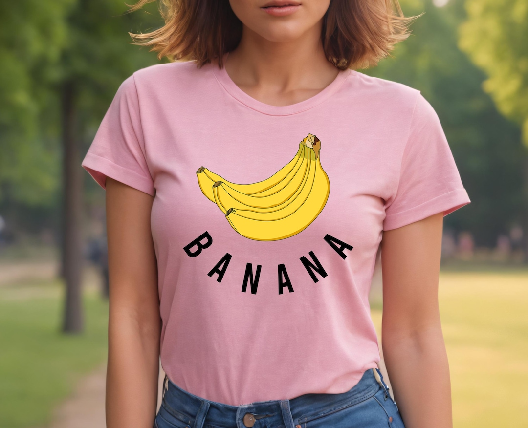 Yellow Banana Shirt, Banana Lover Shirt, Banana Fan Tee, Fruit Shirt ...