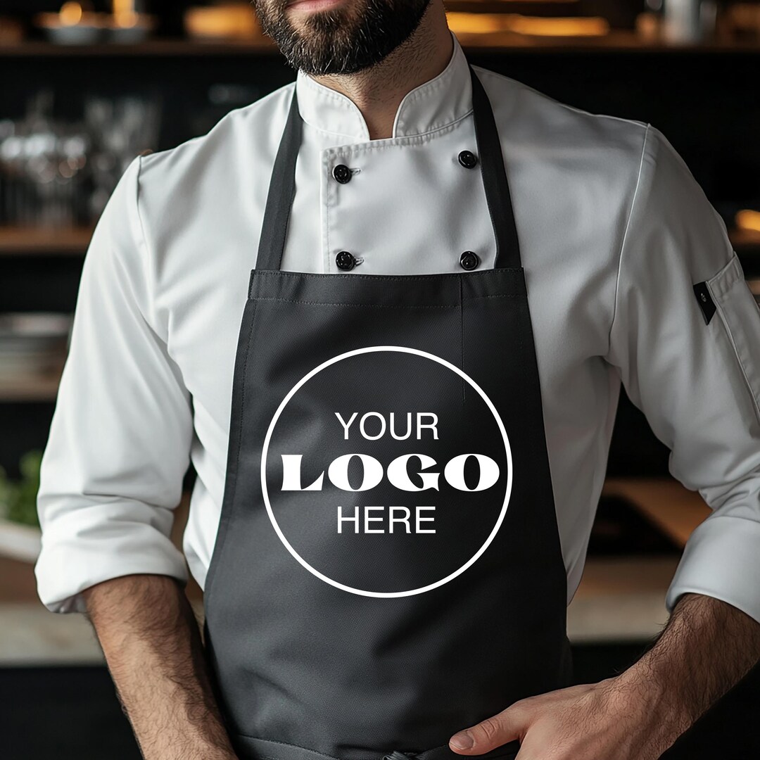 Customized Your Logo Apron, Your Design Apron, Custom Apron, Business ...
