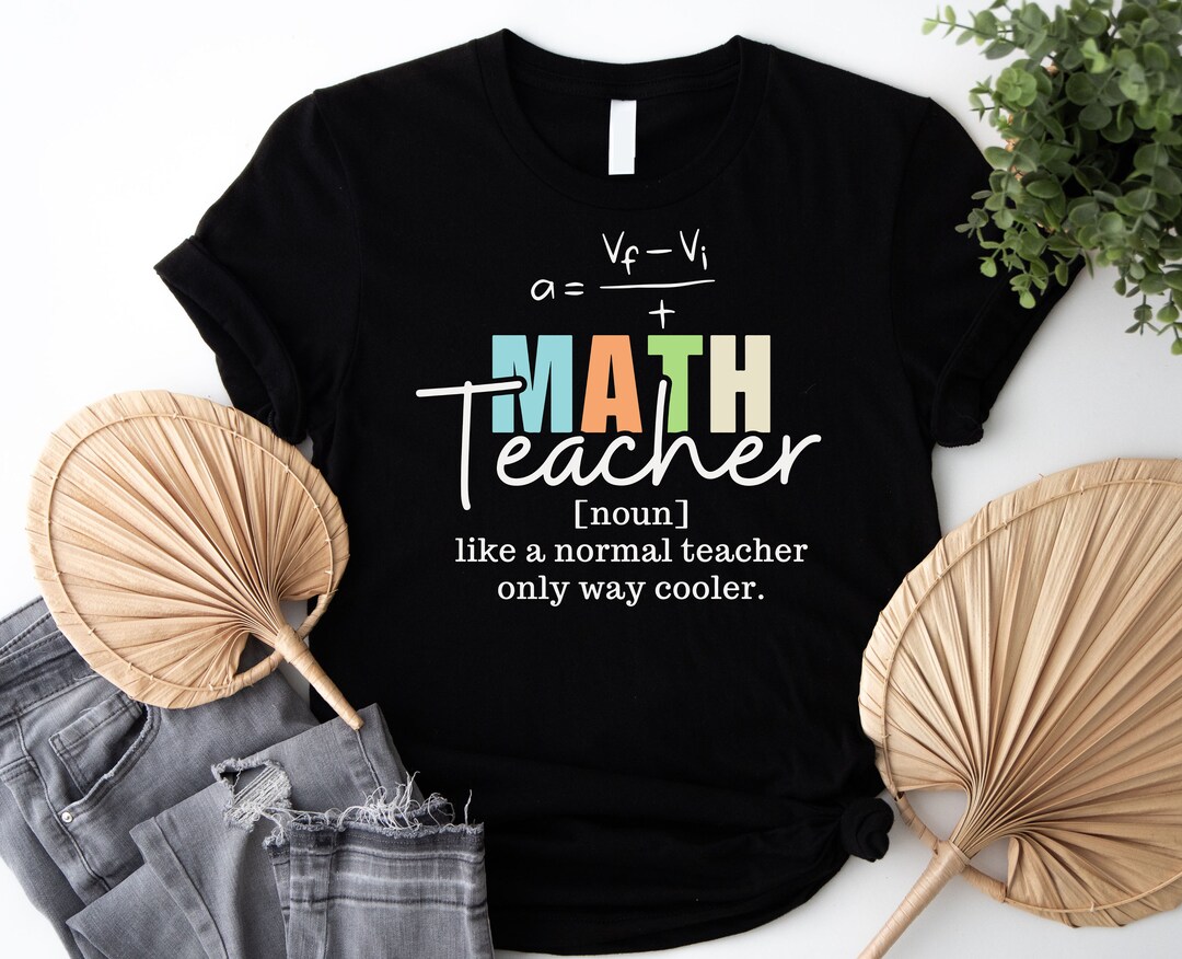 Beautiful Math Teacher T-shirt, Math Teacher Gift, Math Shirt ...