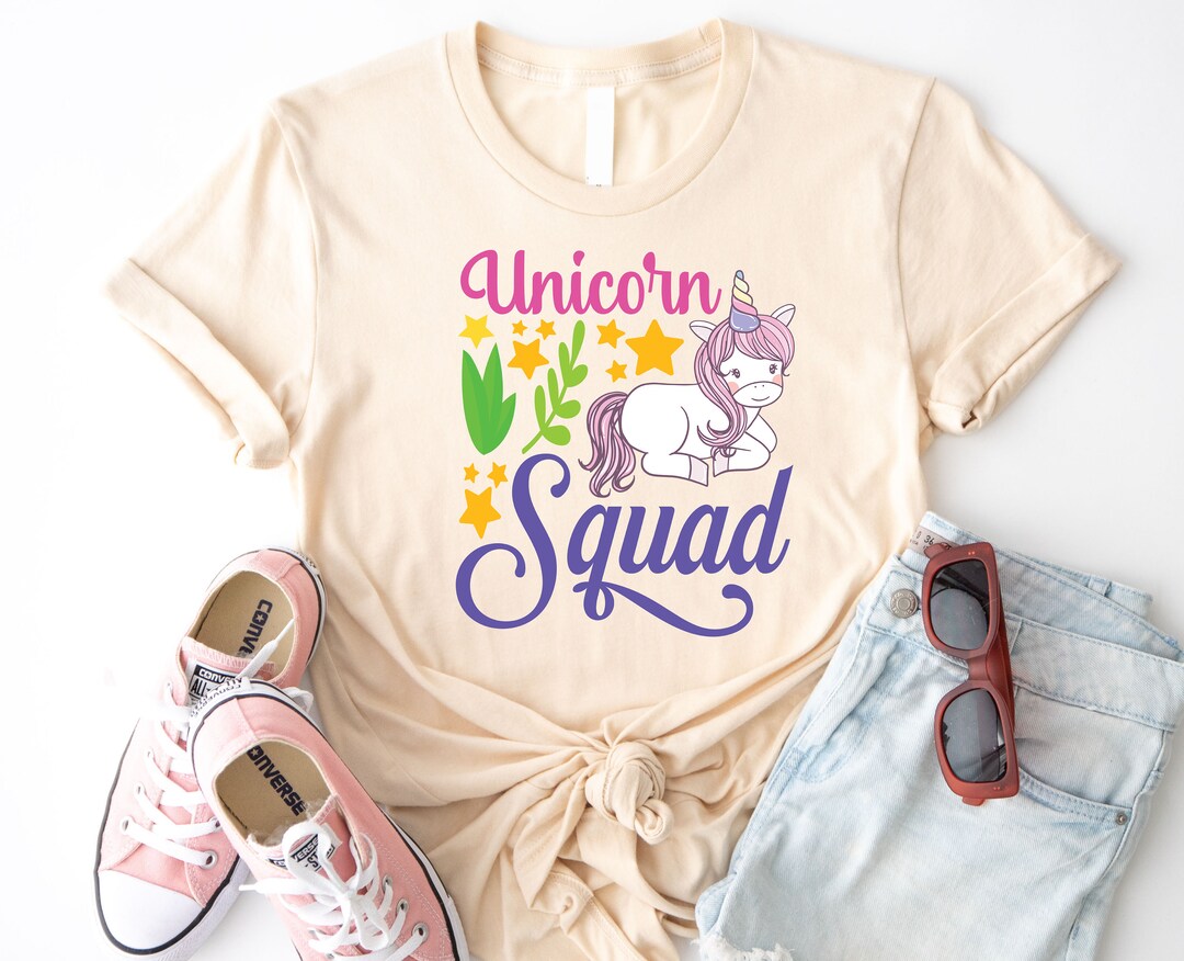 Unicorn Squad Shirt, Happy Squad Birthday Shirt, Squad Shirt, Girls ...