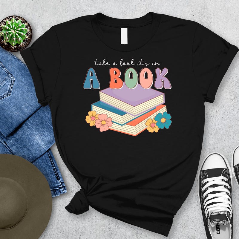 Book Shirt - Etsy