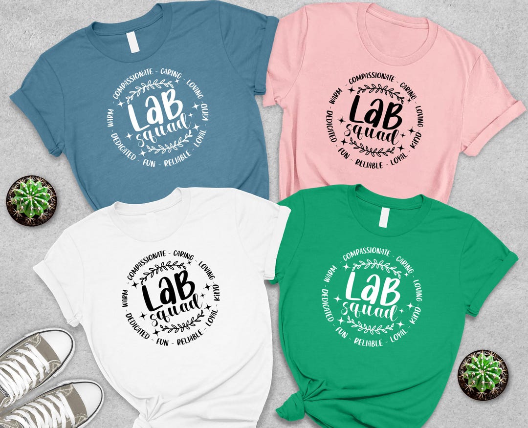Lab Squad Shirt, Lab Tech T-shirt, Laboratory Team Shirt, Lab ...
