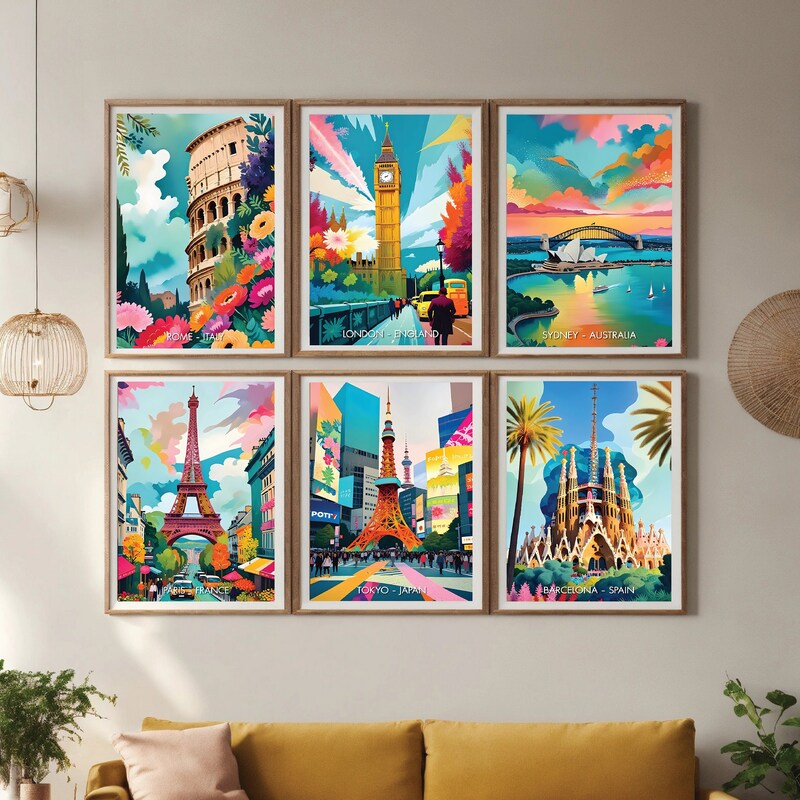 Travel Art - Etsy