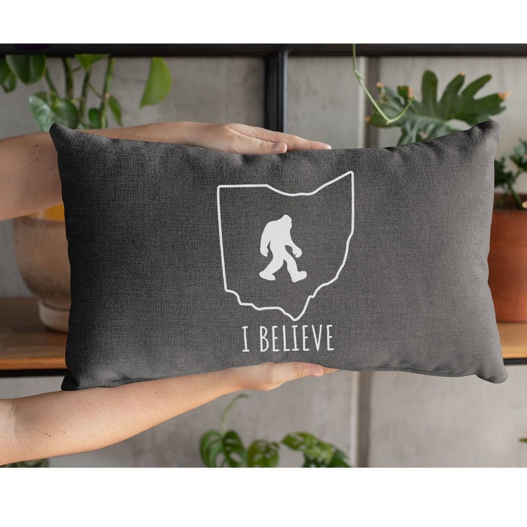 Sasquatch Pillow, Yeti, Bigfoot Gift, Personalized Yeti Pillow, Camping ...