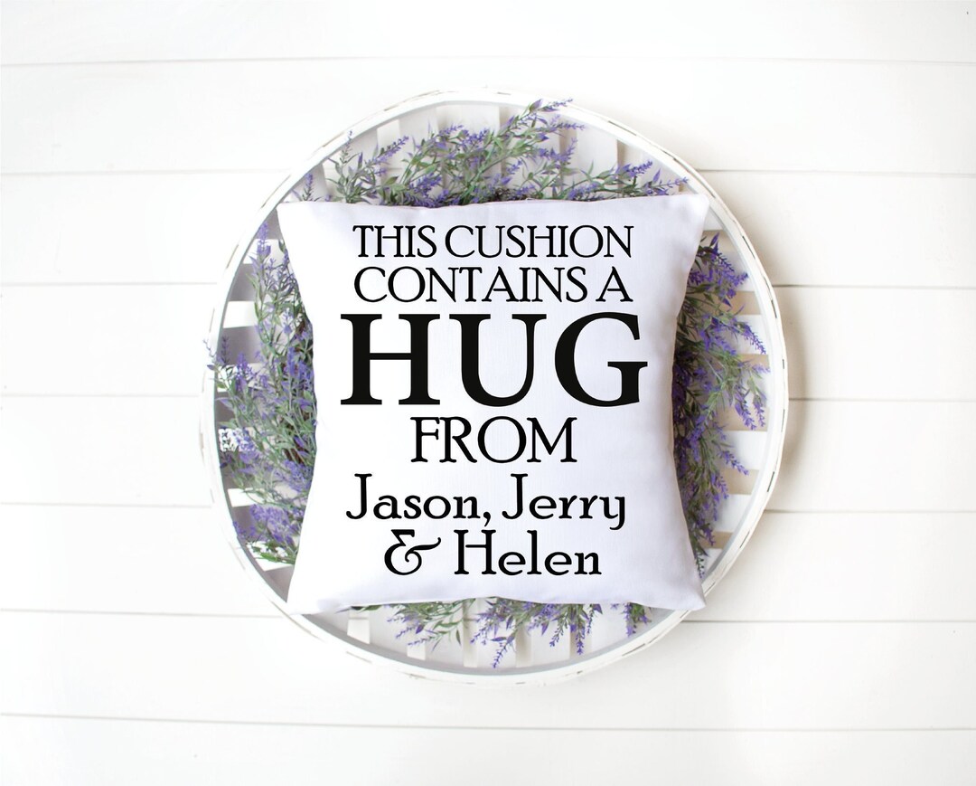 Personalize Hug Pillow, Custom Throw Pillow, Hug Throw Pillow, Grandpa ...