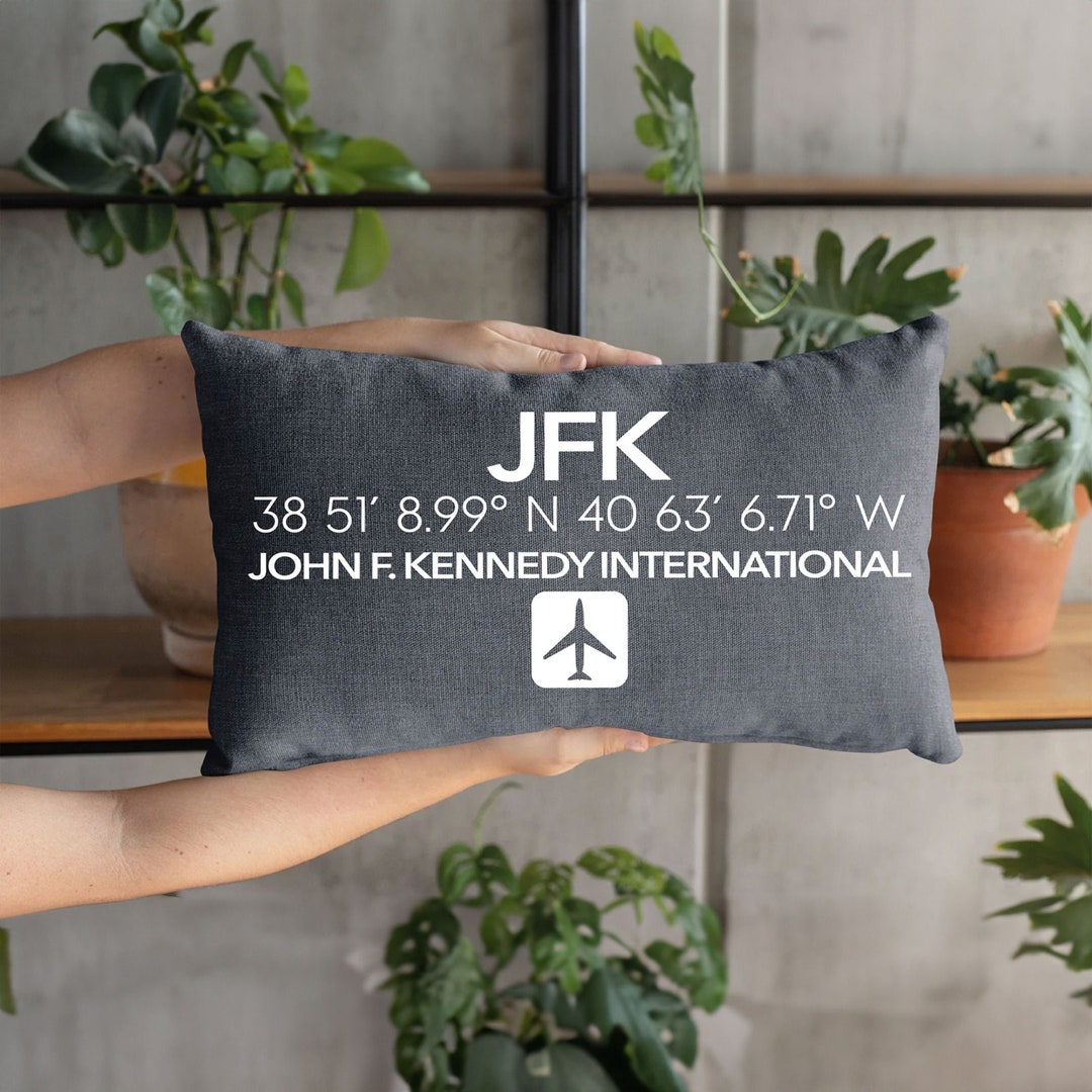 Airport Custom Pillow, Airport Location Throw Pillow, Airport Code ...