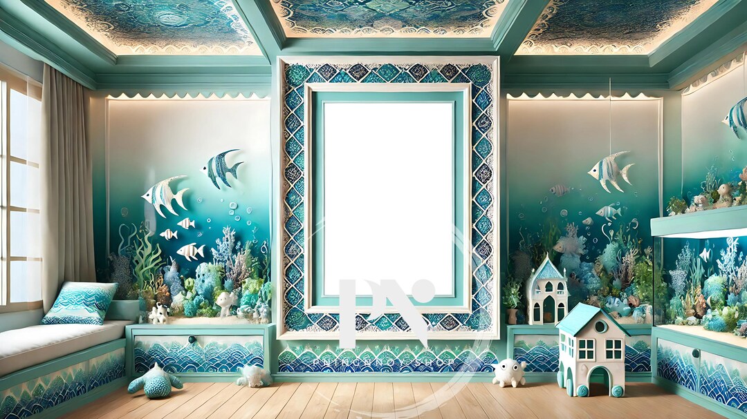 Underwater Dreams Nursery Decor | Ocean-themed Wall Art - Etsy