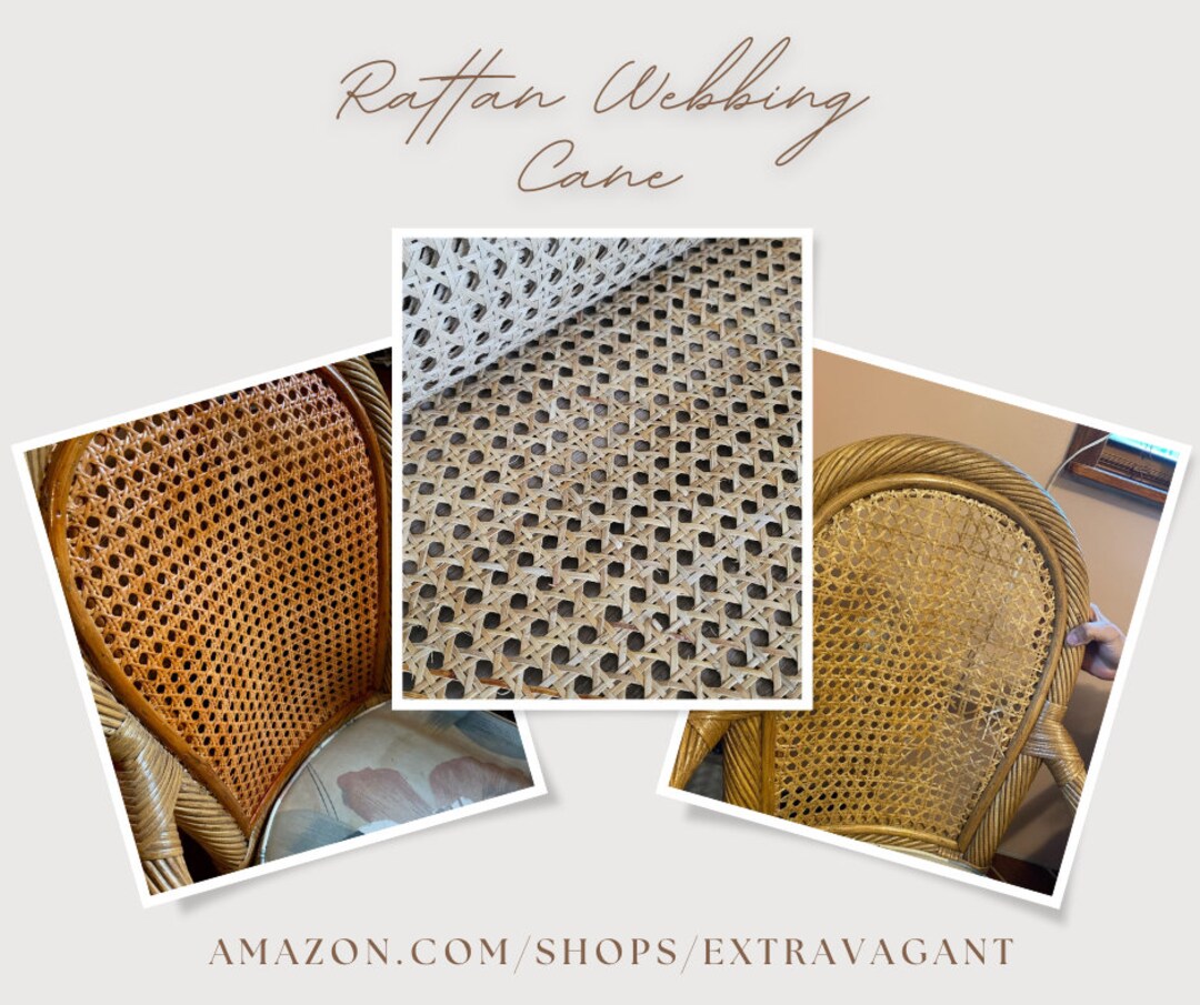 Beautiful Handcrafted Natural Bleach Cane Webbing 18 X 5 ' - Etsy